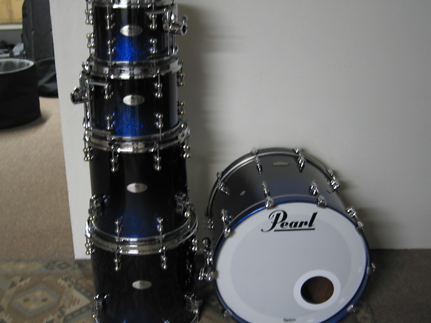Pearl Reference Pure 5 Piece Drum Set Blue Sparkle Fade | Reverb
