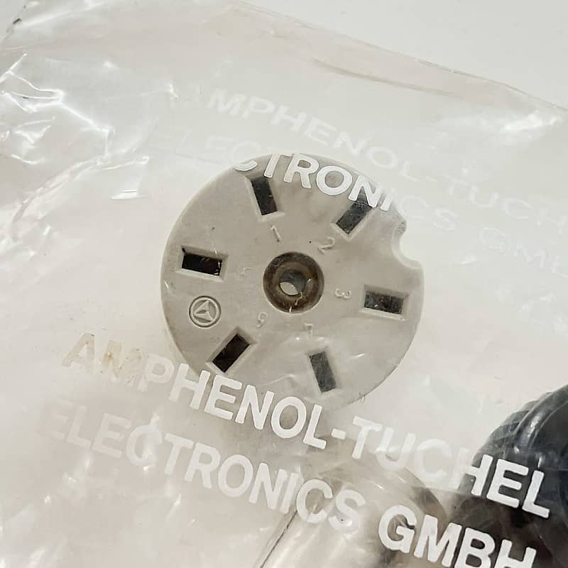 Amphenol - Tuchel connector inlay for U47 cable / psu NOS 60s | Reverb
