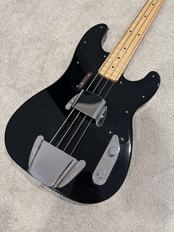 Warmoth ‘51 Telecaster Bass 2023 - Gloss Black | Reverb