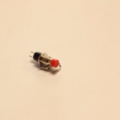 SGM Push Button Mini Kill Switch for Guitar, Momentary, Red | Reverb