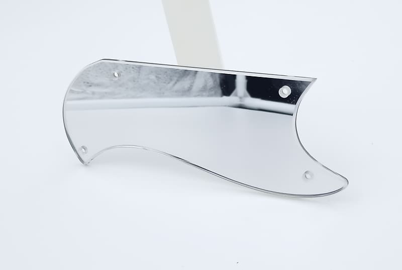 chrome mirror acrylic pickguard for GIBSON SG CUSTOM | Reverb UK