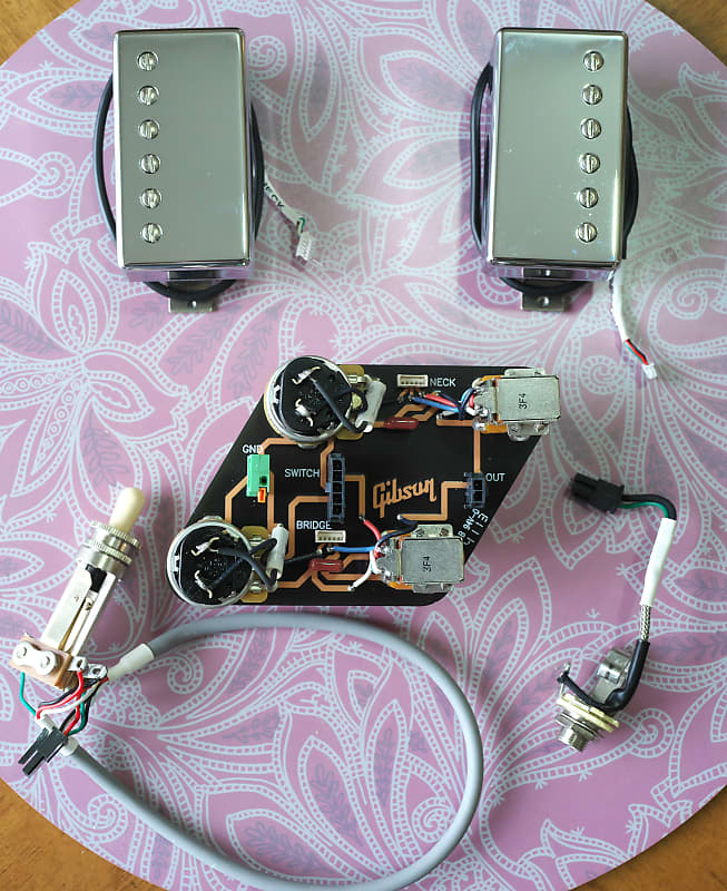 Gibson Quick Connect Burstbucker Pro Pickups + PCB + | Reverb