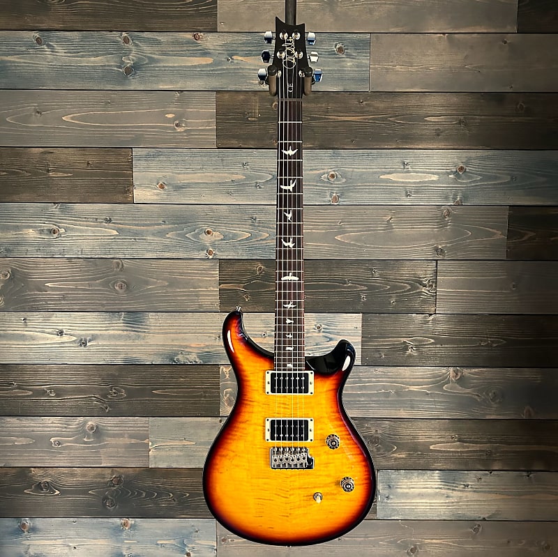 PRS CE24 Custom Electric - Tri-Color Sunburst Wrap w/Black | Reverb