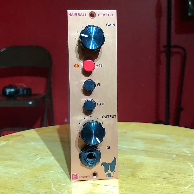 Hairball Audio Elements Series Copper 500 Series Mic Preamp | Reverb