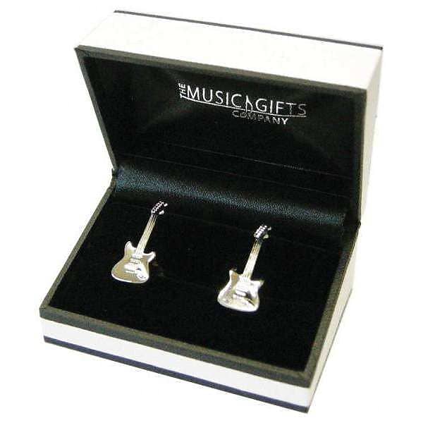 Silver Plated Musical Cufflinks - Treble Clef | Reverb UK