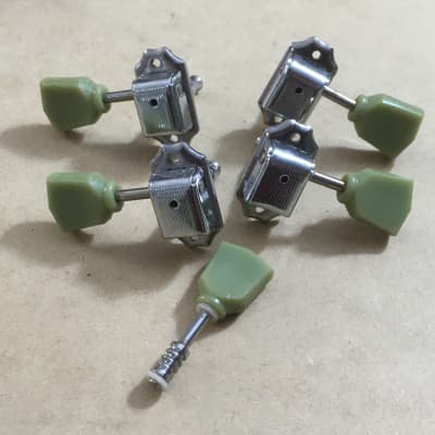 Vintage Guild Kolb Tuners 3x3 1960s Chrome | Reverb