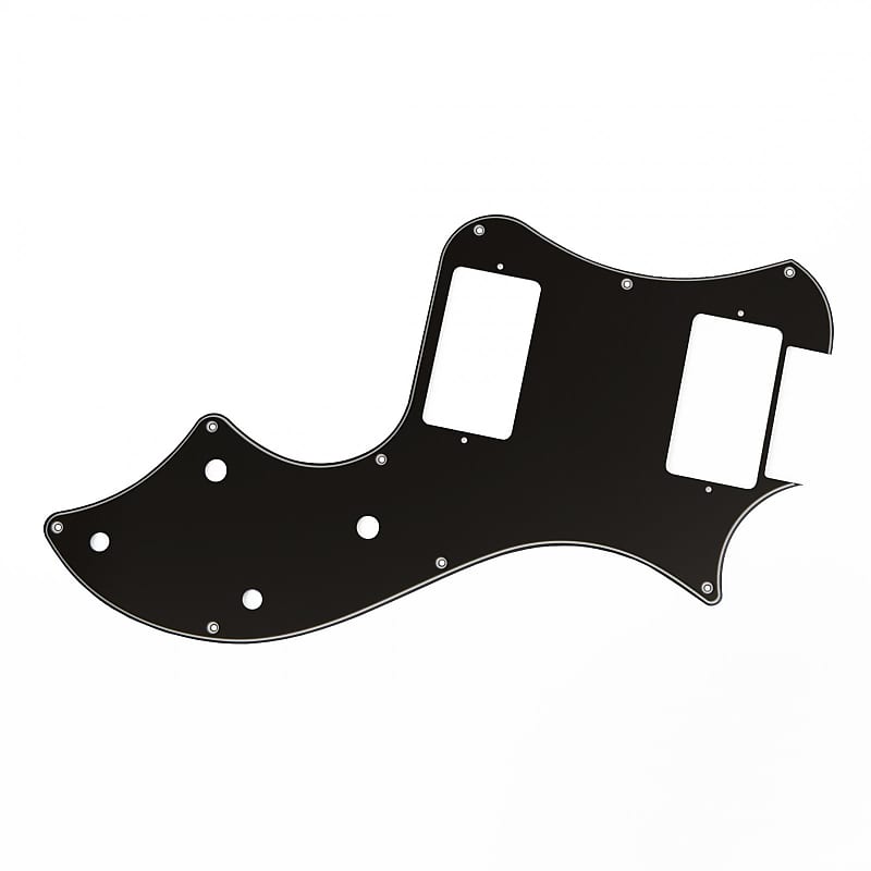PRS Singlecut Standard S2 Pickguard, 3-Ply Black, White, | Reverb
