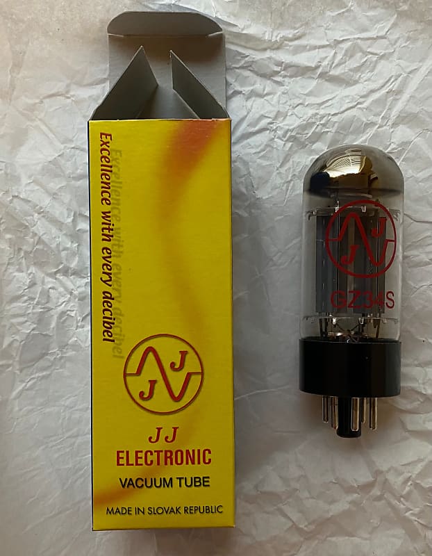 JJ Electronic GZ34 Rectifier Tube | Reverb