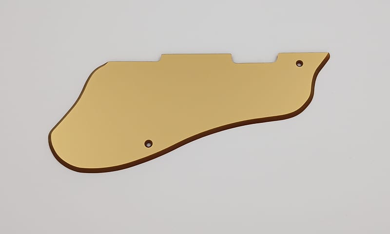metallic gold acrylic pickguard for GRETSCH G6120 chet atking | Reverb