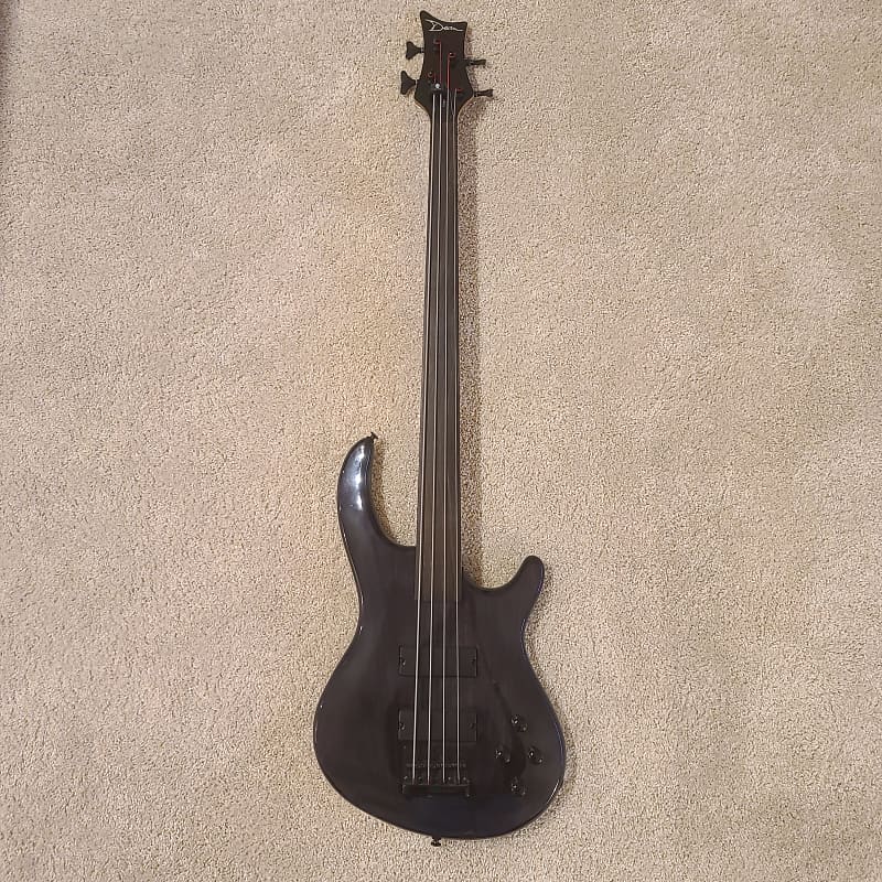Dean Edge Fretless 4-String Bass Guitar, Black | Reverb
