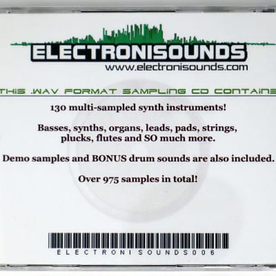 Electronisounds Electro Synthbox CD-ROM CD-R Sample | Reverb