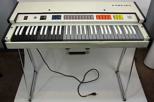 Farfisa Fast 5 1968 White | Reverb