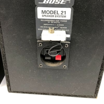 BOSE Model 21 Speaker System 60 Watt Pair W Handle + —FSTSHP— | Reverb
