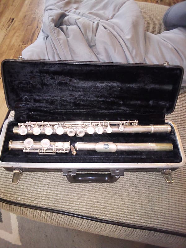 Bundy Silver Concert Flute 344729 1950 - Silver | Reverb