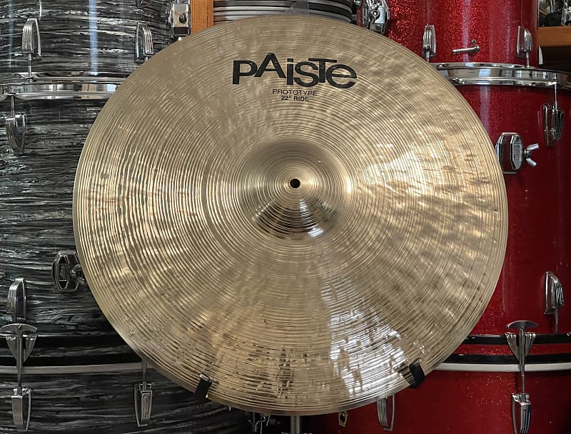 Paiste 22" Prototype Ride Cymbal 3076g - Video Demo Signature | Reverb