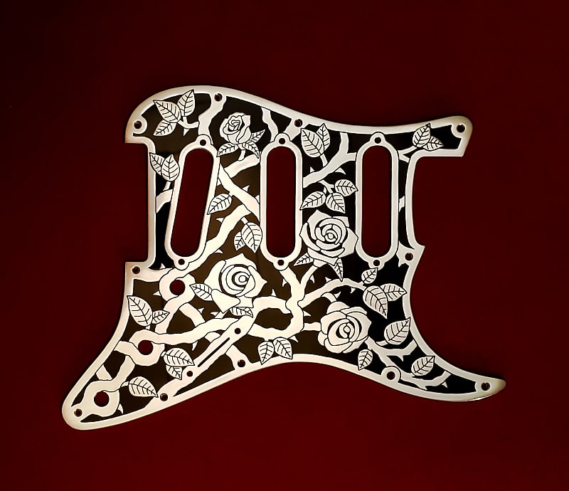 Pickguard Stratocaster SSS Custom Metal Handmade | Reverb Canada