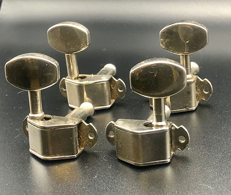 1970s Hofner Van Ghent Pyramid Bass Machine Head/Tuner Set | Reverb