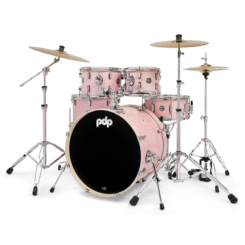 PDP Mainstage 5pc Complete Drum Kit - Pale Rose Sparkle | Reverb