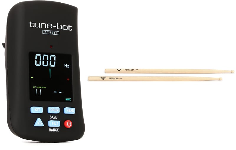 Overtone Labs Tune-Bot Studio Drum Tuner Bundle with Vater | Reverb