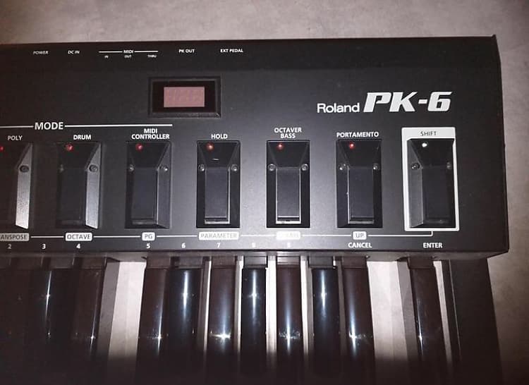 Roland Pk-6 MIDI Pedal Controler | Reverb