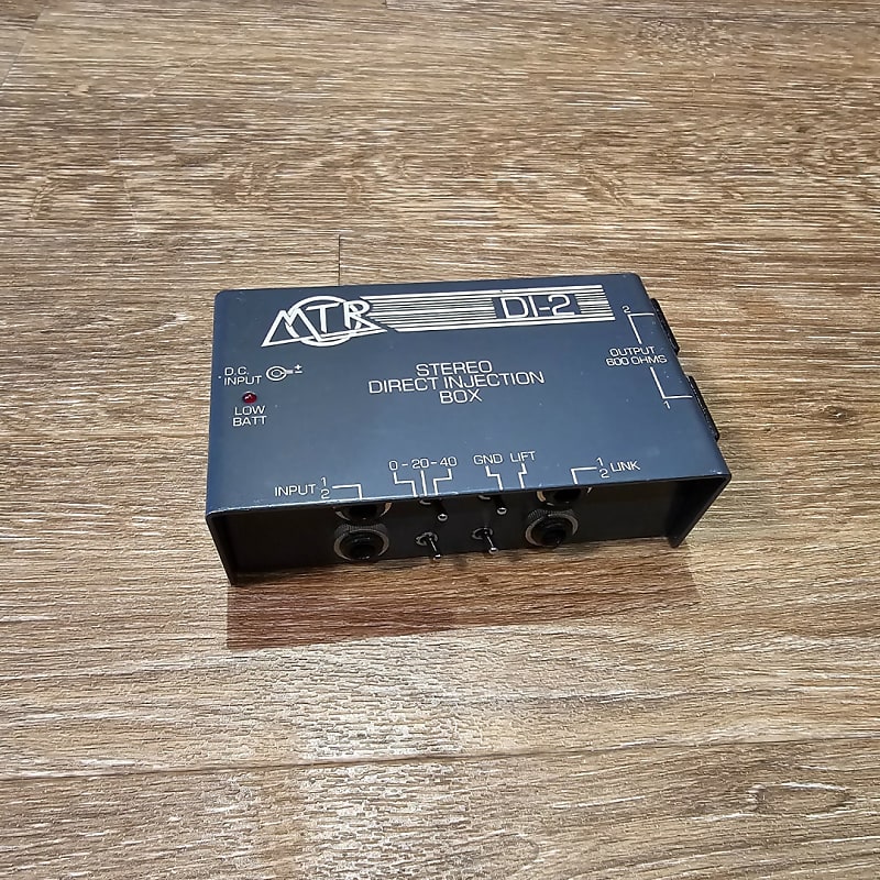 MTR DI-2 Stereo Direct Injection DI Box Splitter | Reverb UK