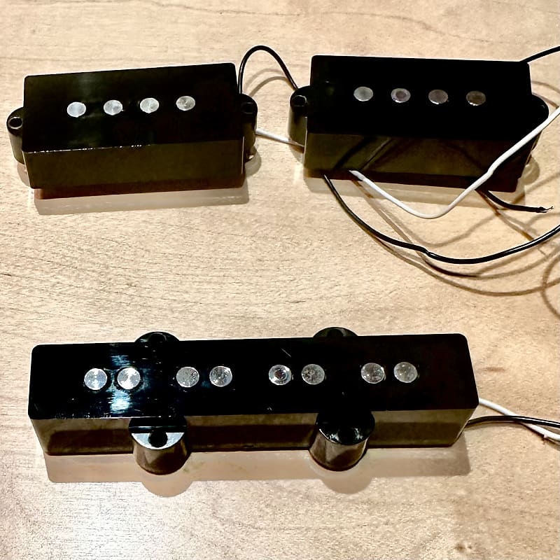 Fender PJ Bass Pickups 2020 - Black | Reverb