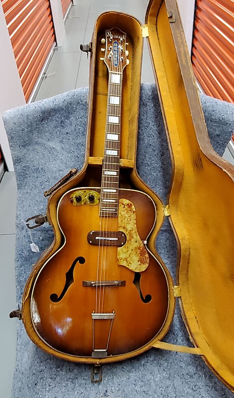 Sherwood Deluxe Guitar by Kay 17" Archtop K49 | Reverb