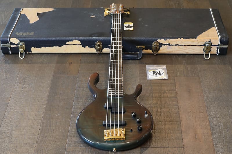 Pedulla MVP5 5-String Electric Bass Guitar Peacock Blue + | Reverb