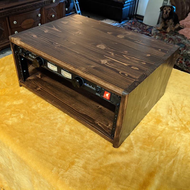 Gearhive 4 U Custom Wood Rack in Dark Walnut w/ ART Rack | Reverb