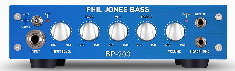 Phil Jones (PJB) BP-200 200w Compact Bass Head w/Carry Case | Reverb