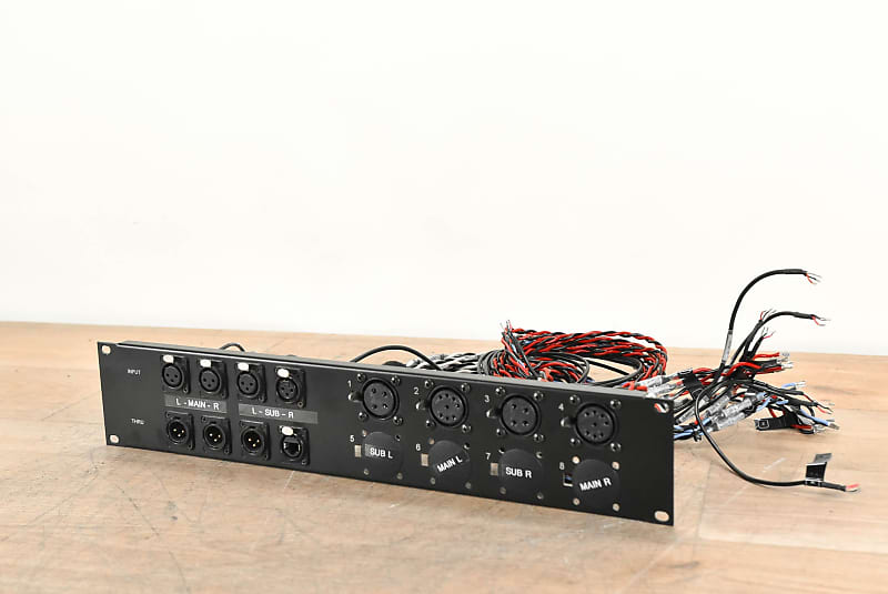 Middle Atlantic 2RU I/O Panel with EP-4, EP-8, CAT5, and XLR | Reverb