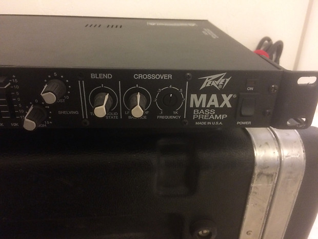 Peavey Max Bass Preamp rackmount made in USA pretty nice | Reverb