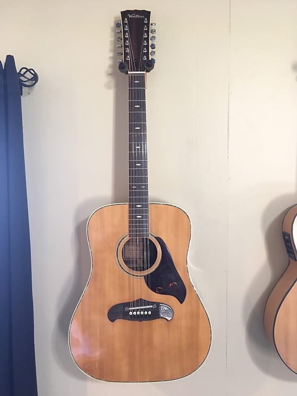 Ventura V-16 12 string acoustic guitar 1970's | Reverb