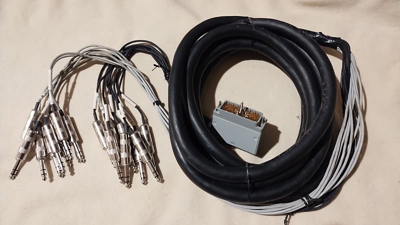 ADAT ELCO to 1/4" TRS 16 ft. Snake Cable - black | Reverb