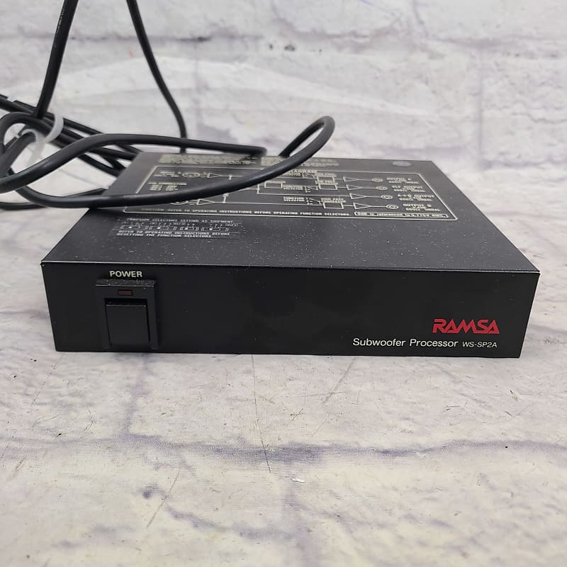 Ramsa WS-SP2A Subwoofer Processor | Reverb