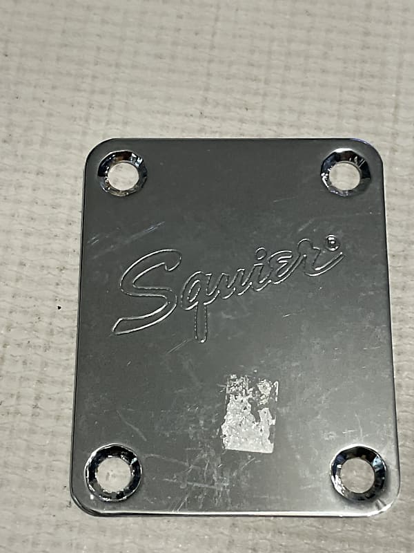 2000's Squire Squier Logo Stratocaster Guitar Chrome | Reverb