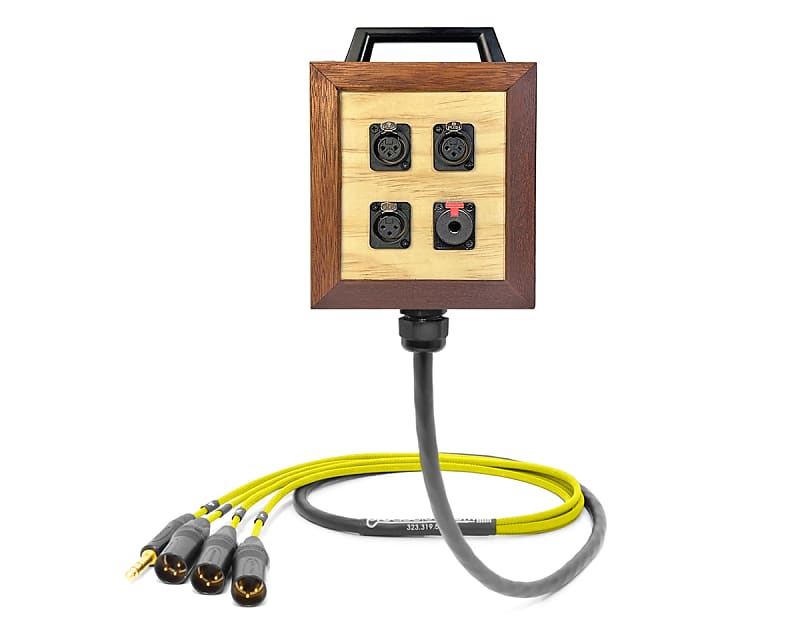 4-Channel Wooden Studio Wall Box / Stage Box | Mogami 2931 & | Reverb