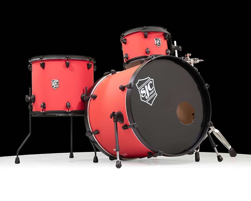 Used SJC Drums 3-Piece Pathfinder Shell Pack Fresno Red | Reverb