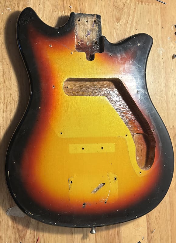 Kay ET-110 Sunburst Body Project | Reverb