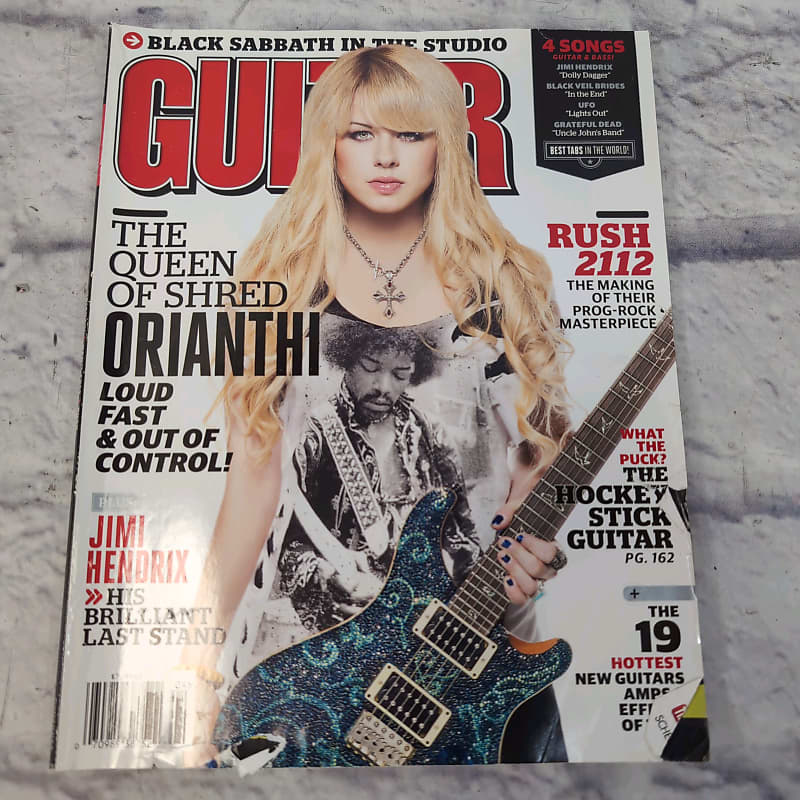 Guitar World April 2013 Orianthi | Namm 2013 | Rush Magazine | Reverb