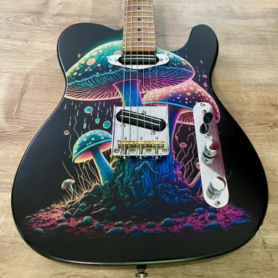 Cosmic Psychedelic Mushroom Custom Telecaster | Reverb