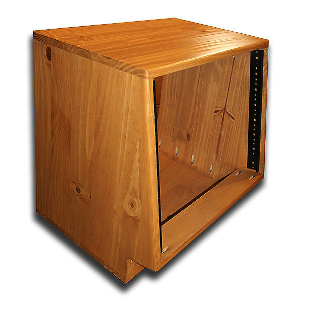 Nice-Racks 8-Space Slanted Handmade Wood Studio Rack, pick | Reverb