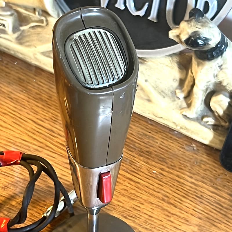 Rare 1960s PYE PTC 4001 push to talk Dynamic Microphone, | Reverb