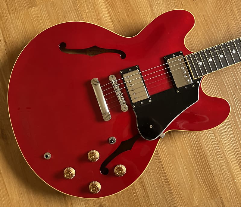 Fujigen(FGN)/History ES-335 Made In Japan - Cherry Red W/ | Reverb UK