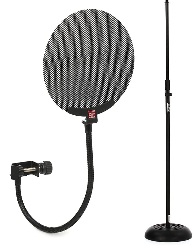 sE Electronics Studio Mic Pop Screen Bundle with On-Stage | Reverb