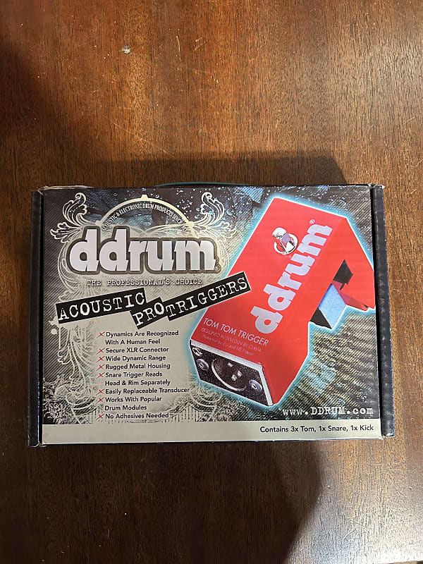 ddrum Acoustic Pro Trigger Kit -3 toms, 1 snare, 1 kick. | Reverb