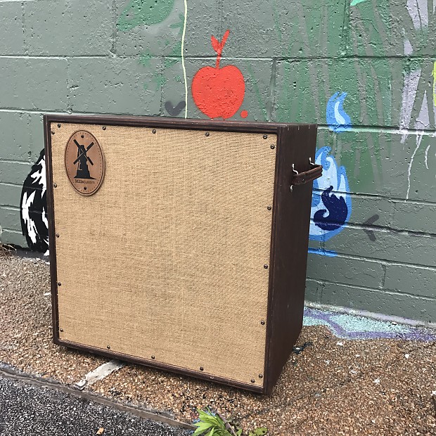 Mills Custom Amps 1x15 bass Cabinet 2017 Oak hardwood ply w/ | Reverb