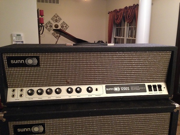 1970 Vintage SUNN 1200S Guitar Amp tube Head Amplifier | Reverb