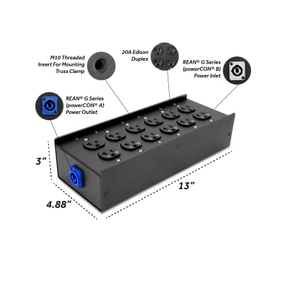 Elite Core Stage Truss Multi-Outlet Power Distribution 12 | Reverb