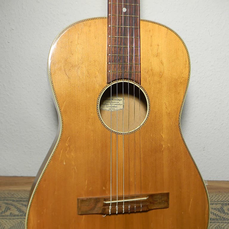 vintage Hofner Höfner 517 acoustic parlor guitar Gitarre | Reverb
